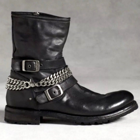 John Varvatos | Shoes | Moto Chain Boot | Poshmark
